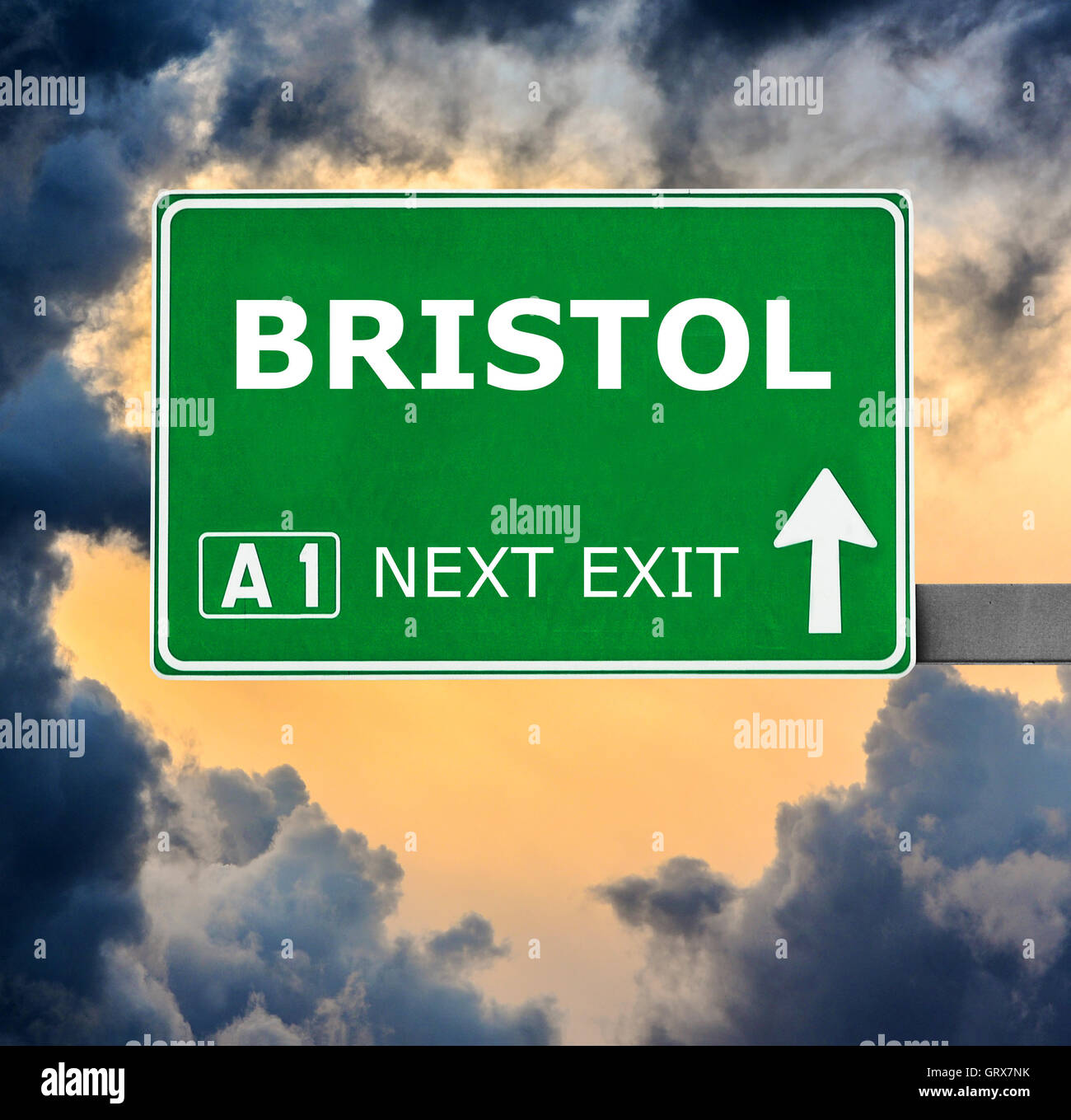 Bristol road sign hi-res stock photography and images - Alamy