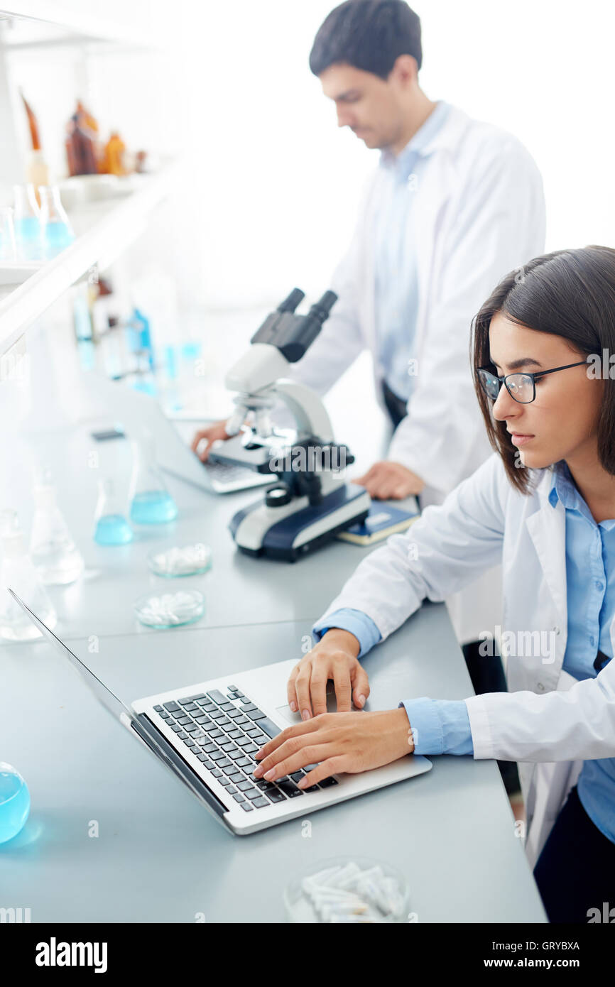 Scientist at work Stock Photo - Alamy