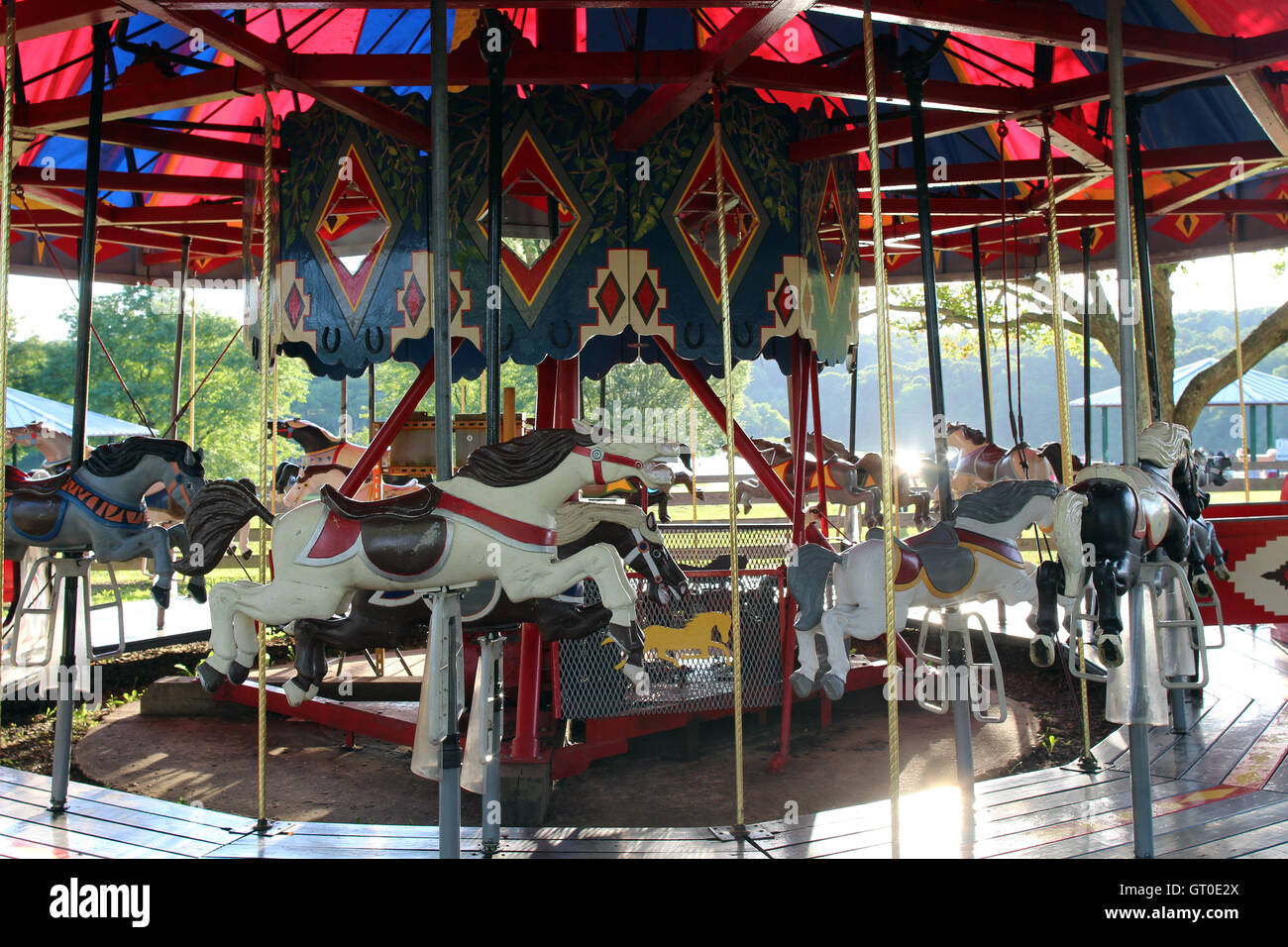 White carousel hi-res stock photography and images - Alamy