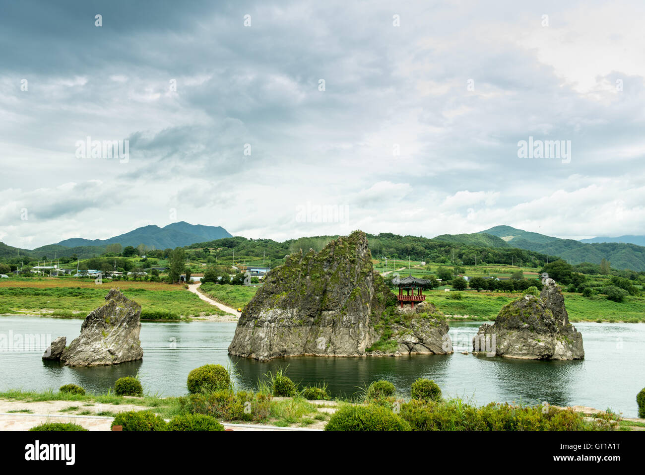Chungcheongbuk-do, South Korea - August 29, 2016: Dodamsambong are ...
