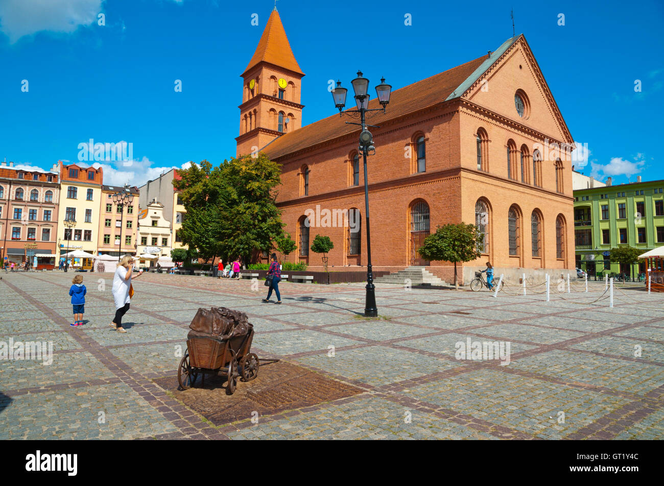 Rynek Nowomiejski, old town, Torun, Pomerania, Poland Stock Photo - Alamy