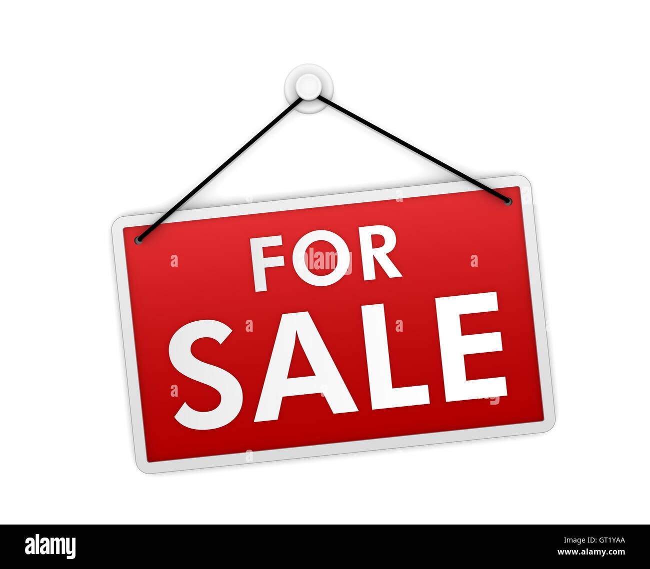 for sale banner concept 3d illustration Stock Photo - Alamy
