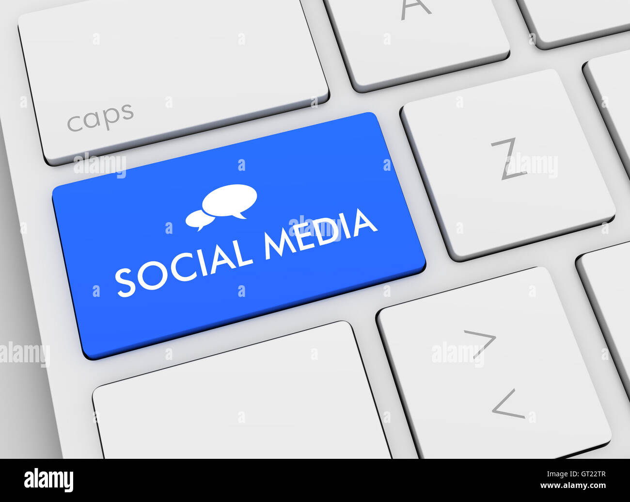Social media icons 3d rendering hi-res stock photography and images - Alamy