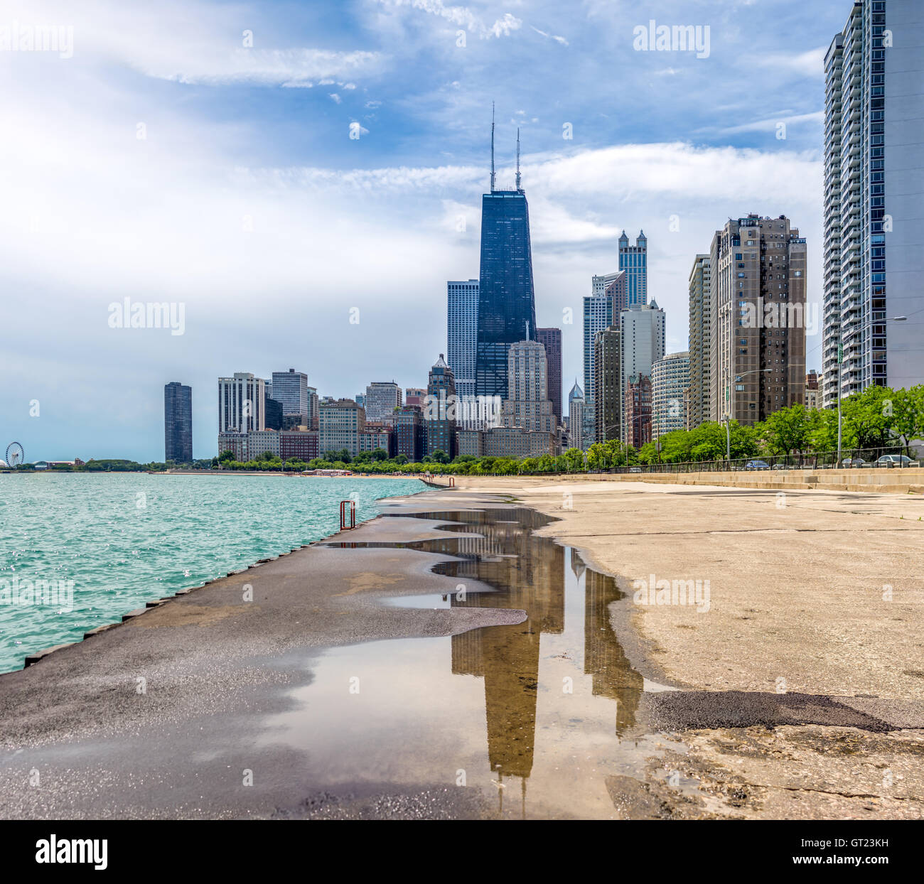 North Downtown SKyline view of Chicago Stock Photo - Alamy