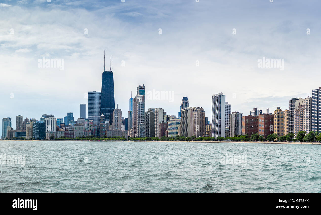 North Downtown Skyline view of Chicago Stock Photo - Alamy