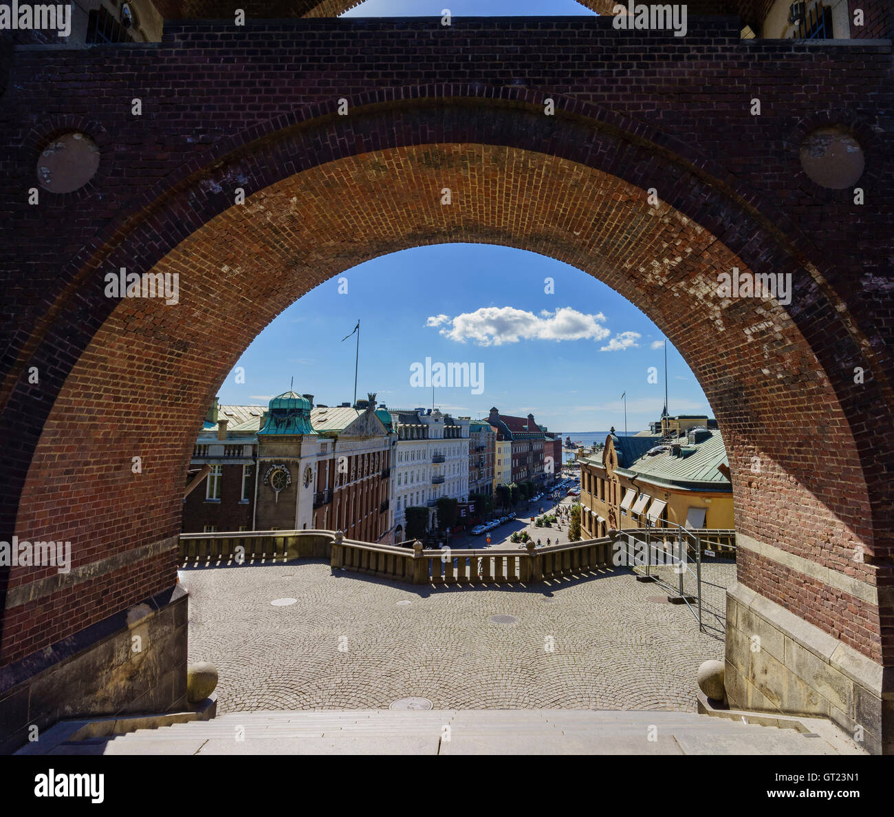 The famous tower - Karan of Helsingborg, Sweden Stock Photo - Alamy