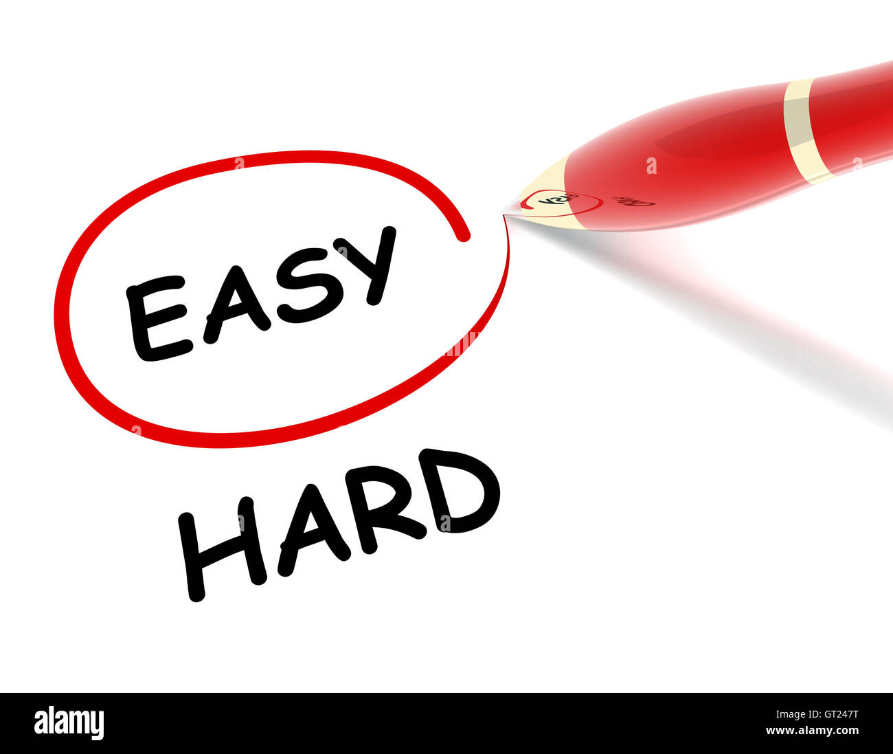 Easy hard route hi-res stock photography and images - Alamy