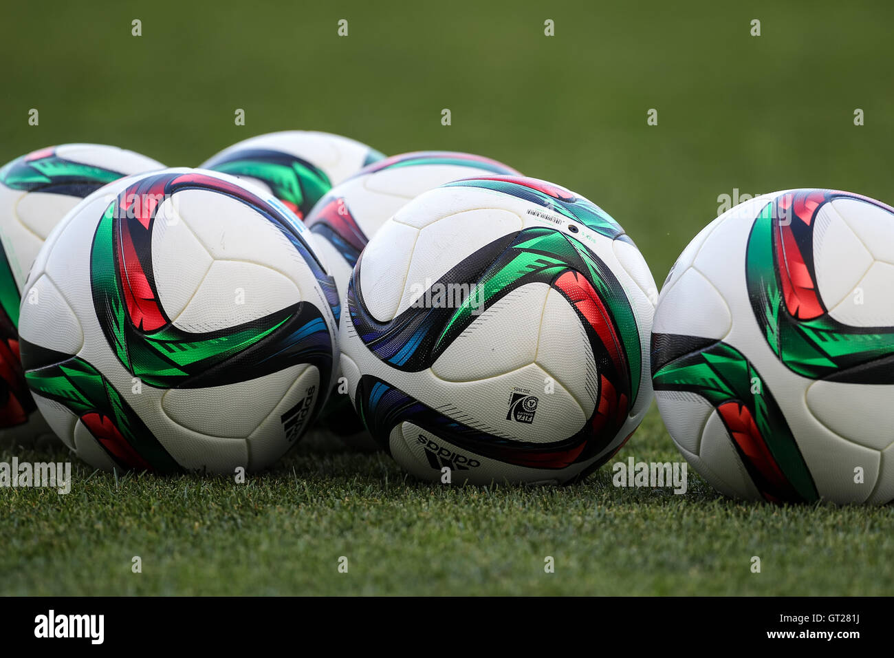 Thessaloniki, Greece - June 24, 2016: Greek Superleague ball on the ...