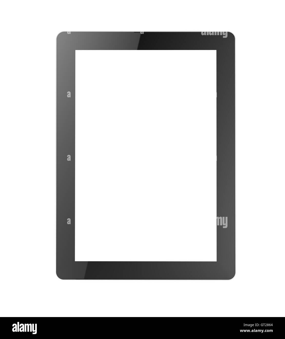 Blank tablet screen Black and White Stock Photos & Images - Alamy