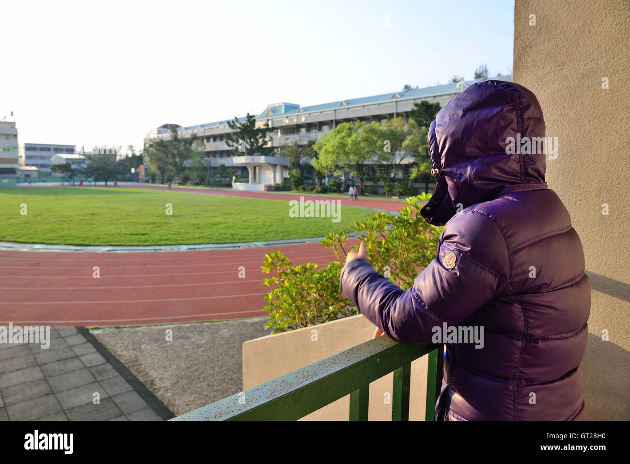 view of back Stock Photo - Alamy