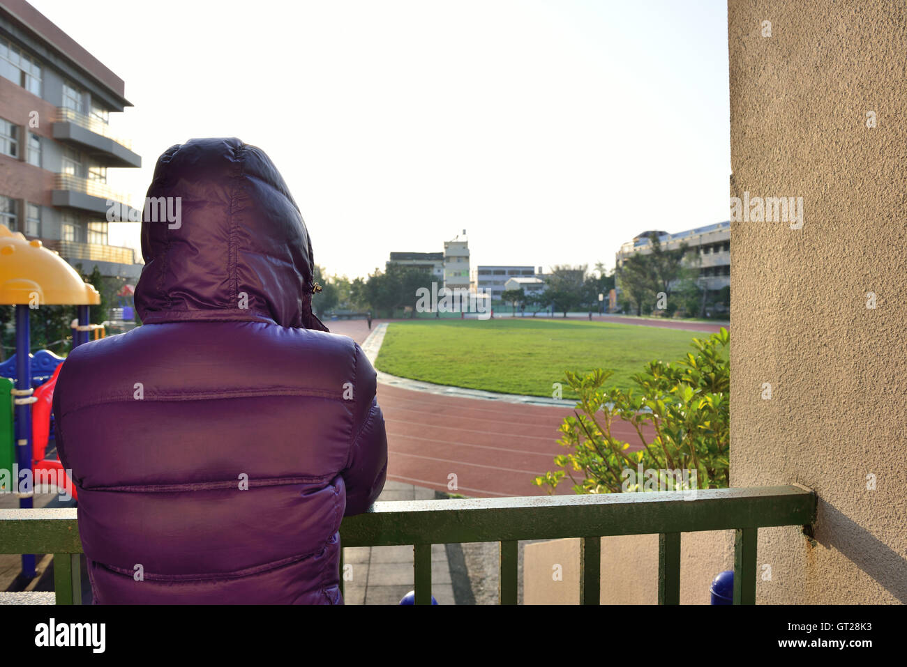 view of back Stock Photo - Alamy