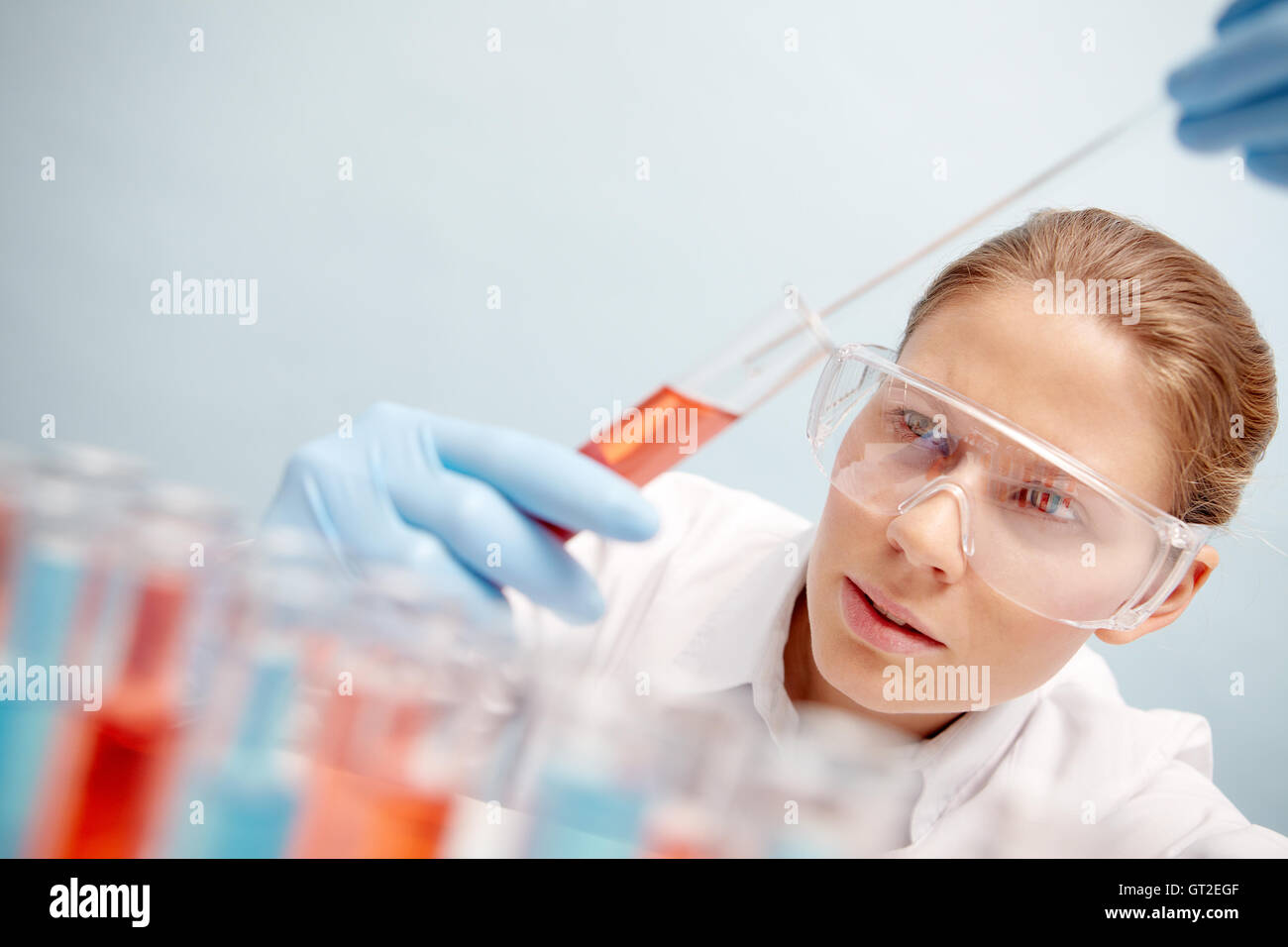 Sample of liquid Stock Photo - Alamy