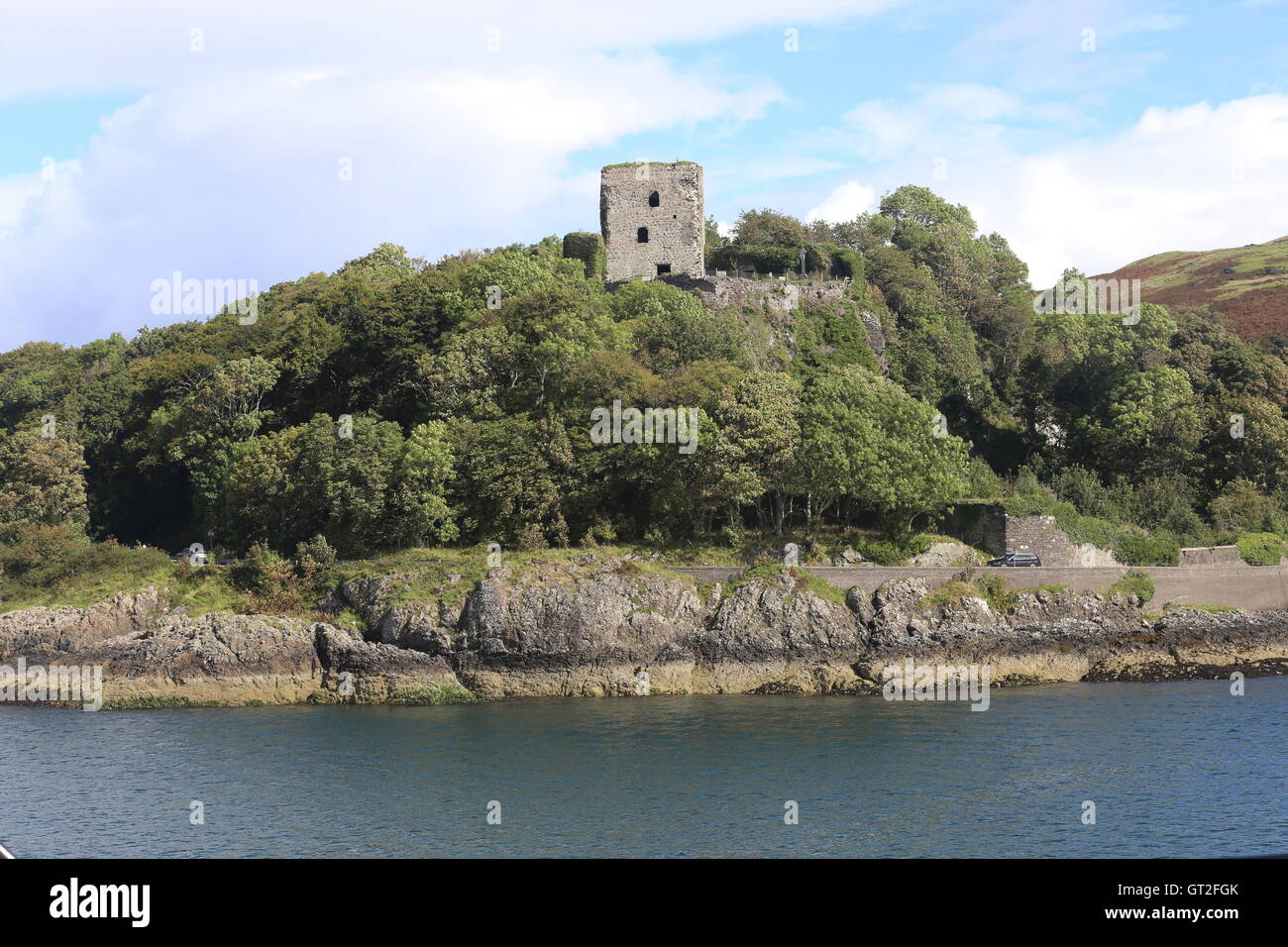 Ruin of Dunollie Castle Oban Scotland September 2016 Stock Photo - Alamy