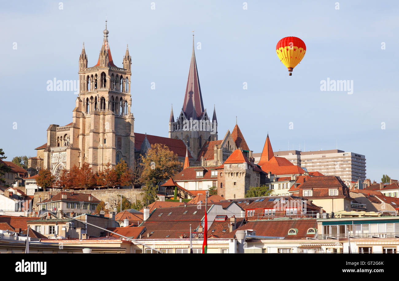 River rhone hot air balloon hi-res stock photography and images - Alamy