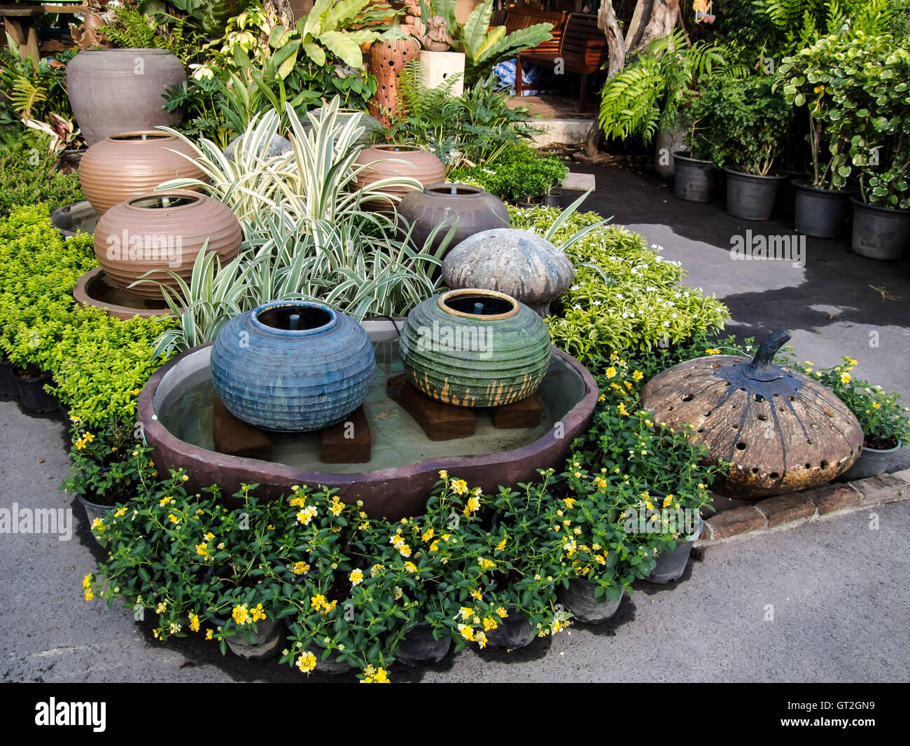 Ornamental water jar hi-res stock photography and images - Alamy
