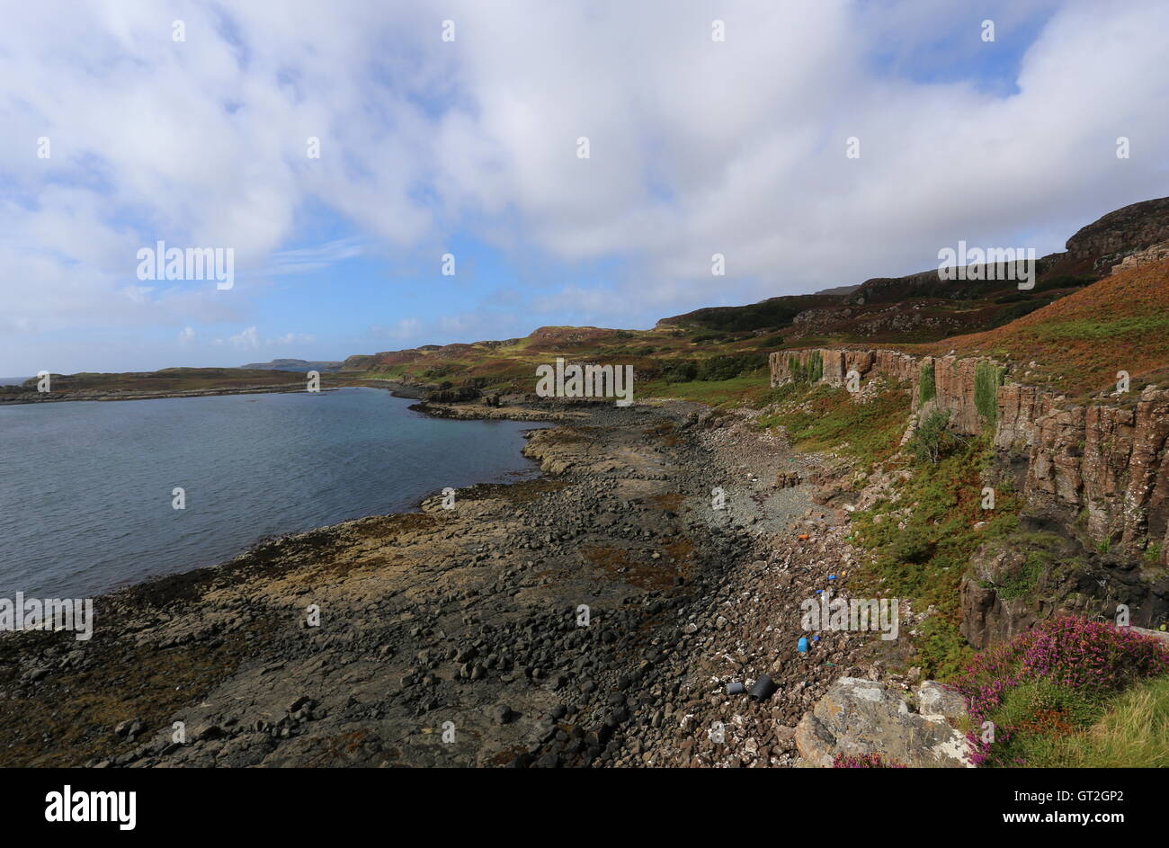 Southern coast of Ulva Scotland September 2016 Stock Photo - Alamy