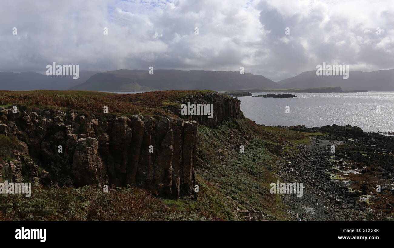 Southern coast of Ulva Scotland September 2016 Stock Photo - Alamy