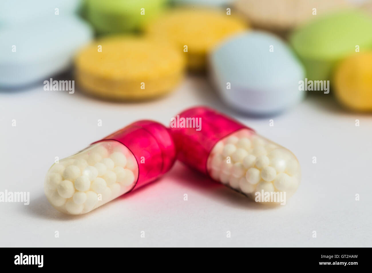 the color pill Stock Photo - Alamy
