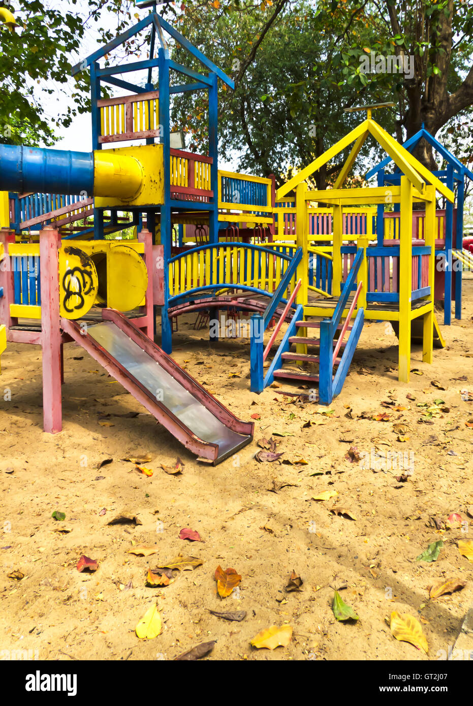 Child colours playground hi-res stock photography and images - Alamy