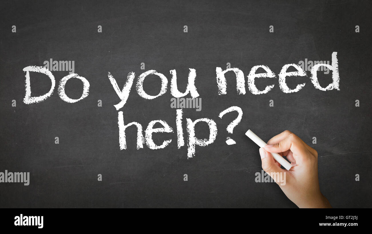 Do you need help Stock Photo - Alamy