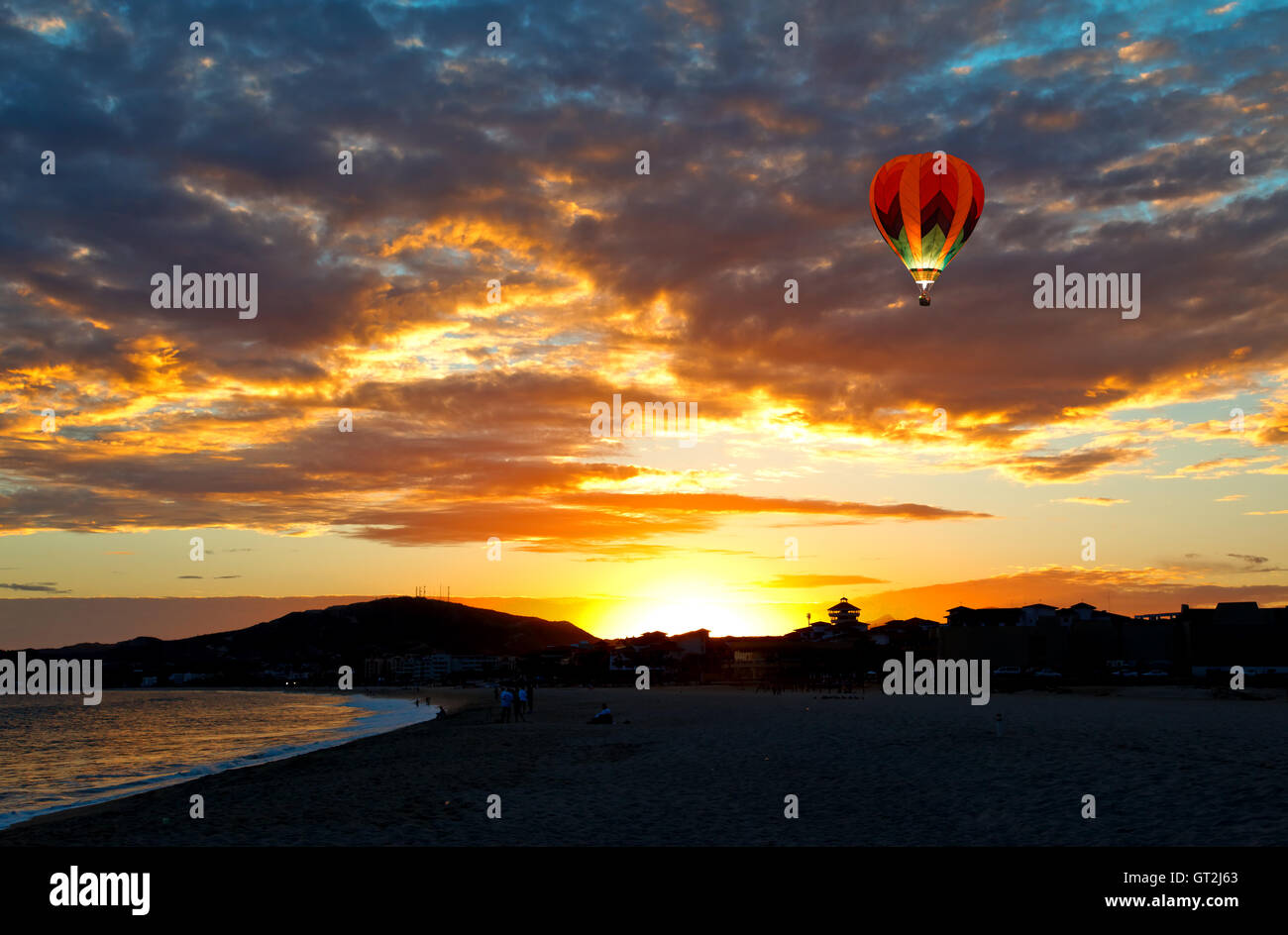the beautiful sunset in Cabo San Lucas Stock Photo - Alamy