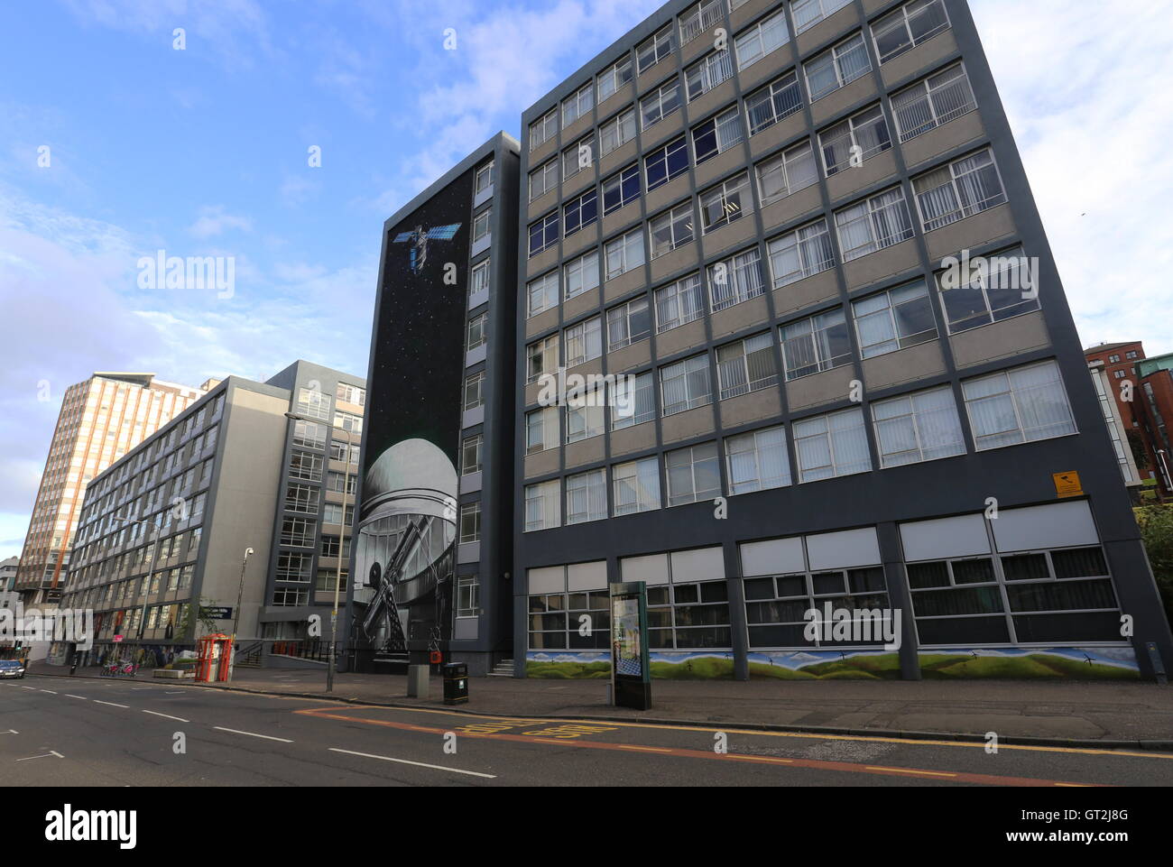 Strathclyde University Wonderwall mural Glasgow Scotland September 2016 ...