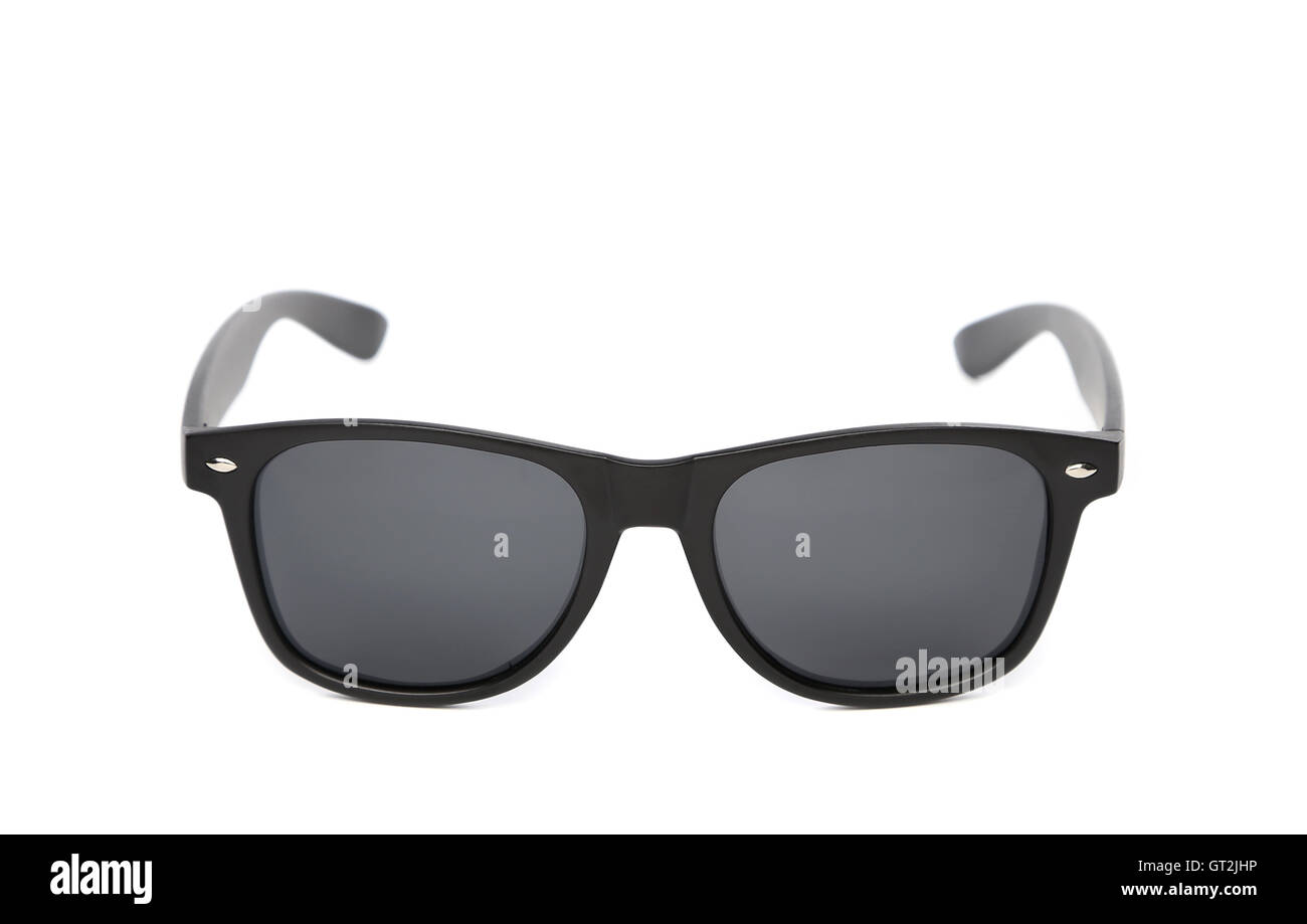 Black sunglasses isolated Stock Photo - Alamy
