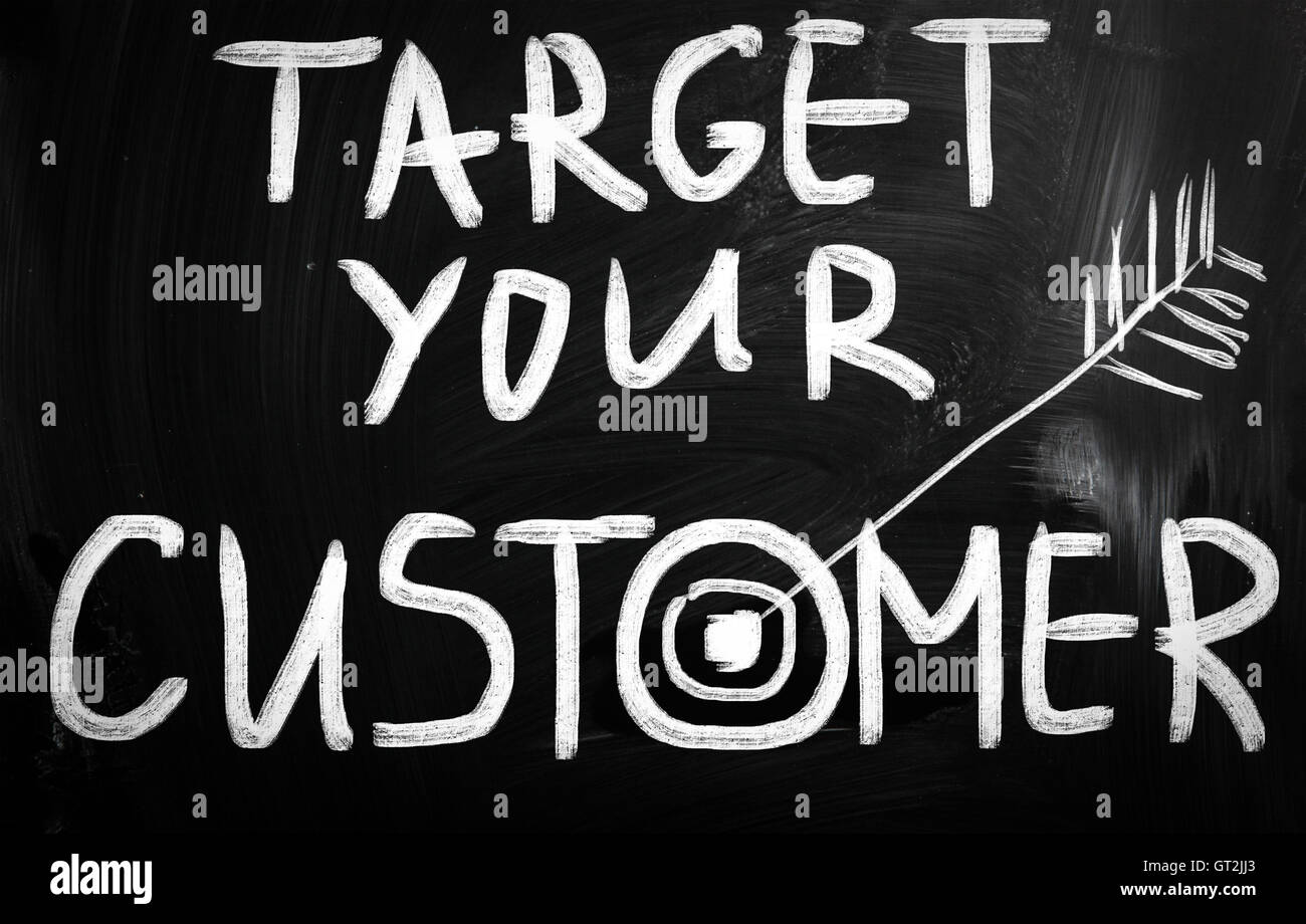 Target your customers Stock Photo - Alamy