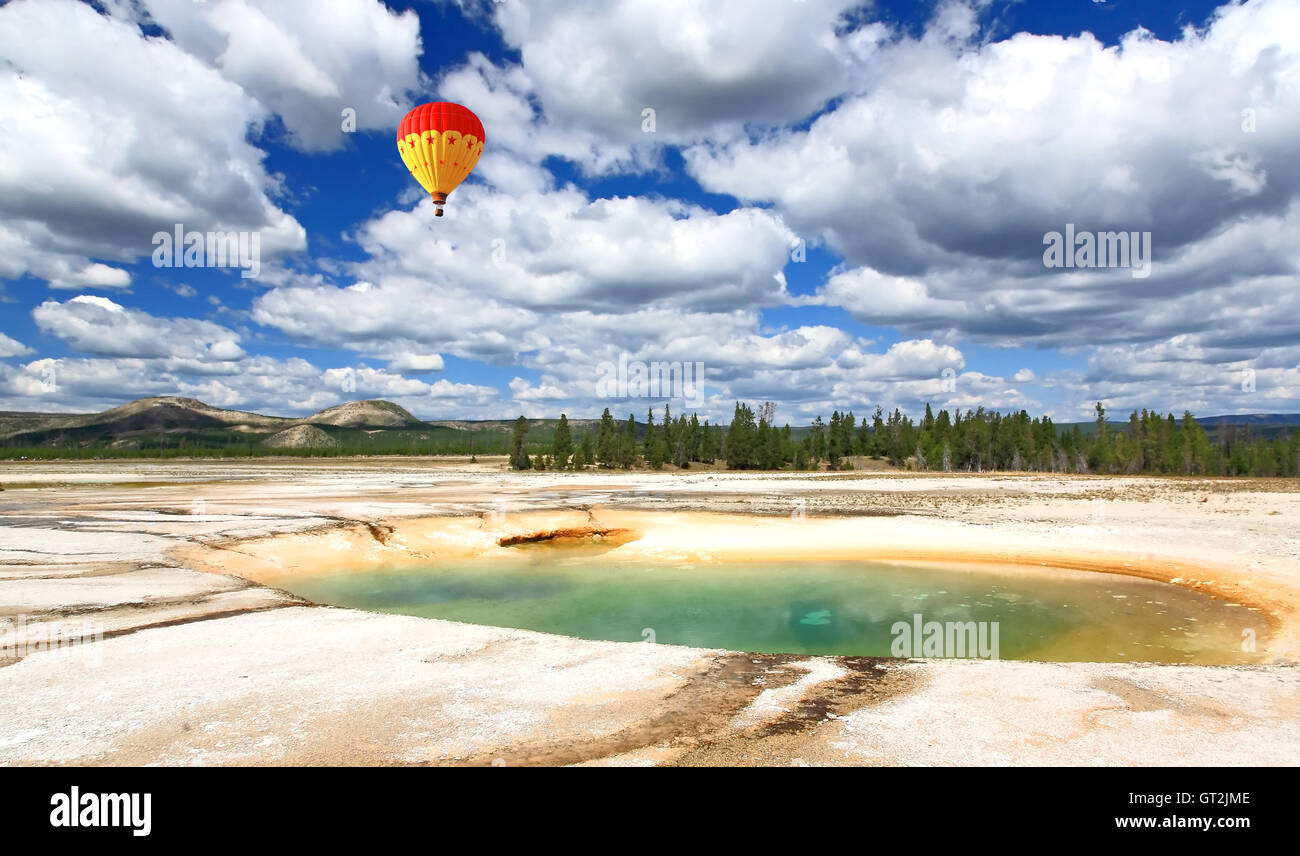 Fly geyser aerial hi-res stock photography and images - Alamy