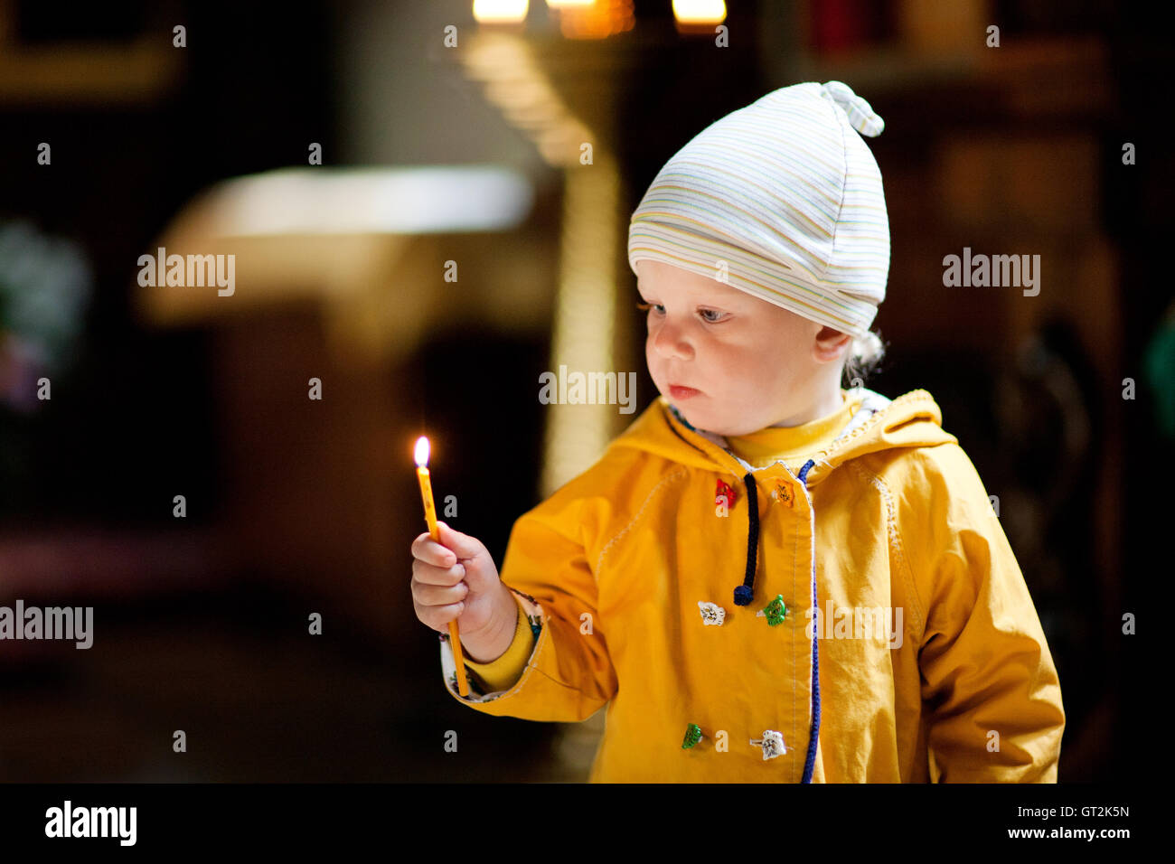 child with candle Stock Photo - Alamy
