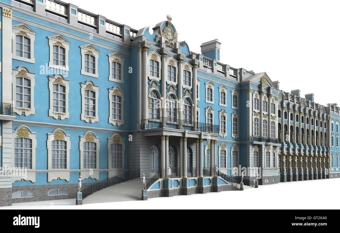 catherine palace 10 Stock Photo - Alamy