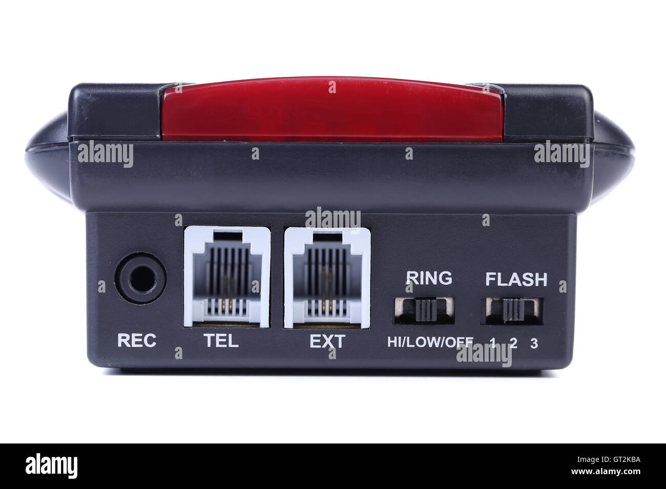 Output connections on back of device Stock Photo - Alamy