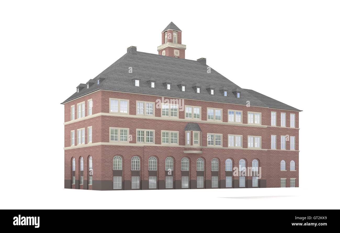 New old town hall Cut Out Stock Images & Pictures - Alamy