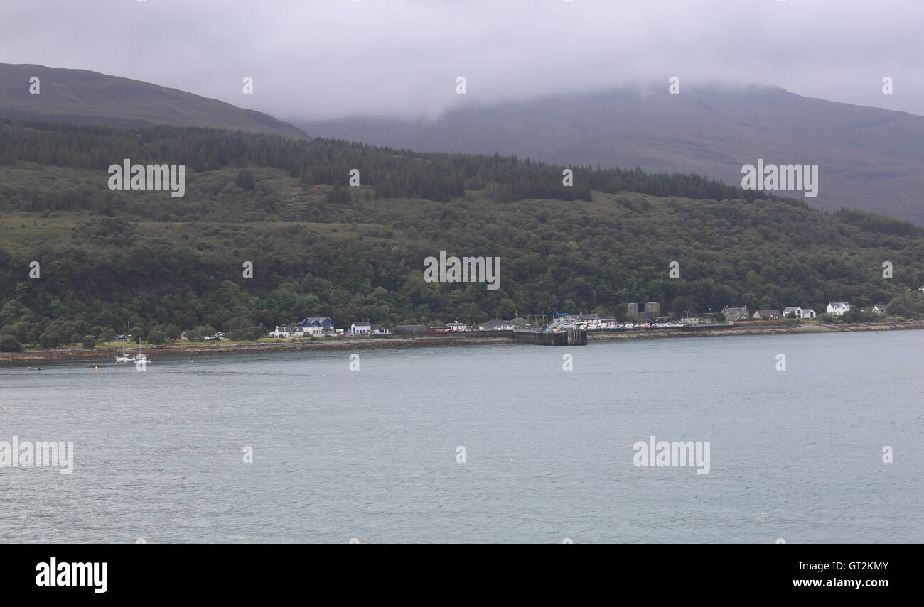 Craignure waterfront Isle of Mull Scotland September 2016 Stock Photo ...