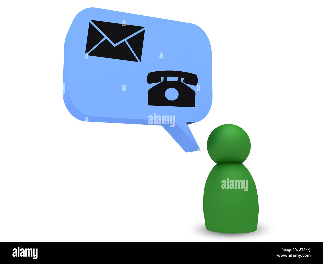 Contact us cartoon hi-res stock photography and images - Alamy