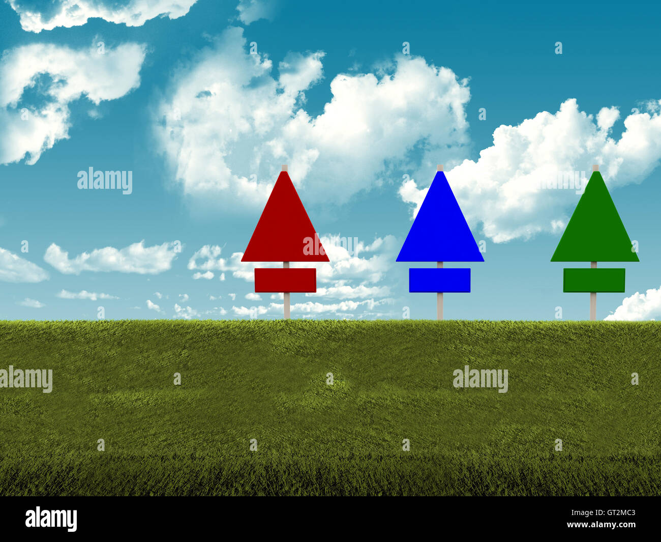 rgb sign board Stock Photo - Alamy