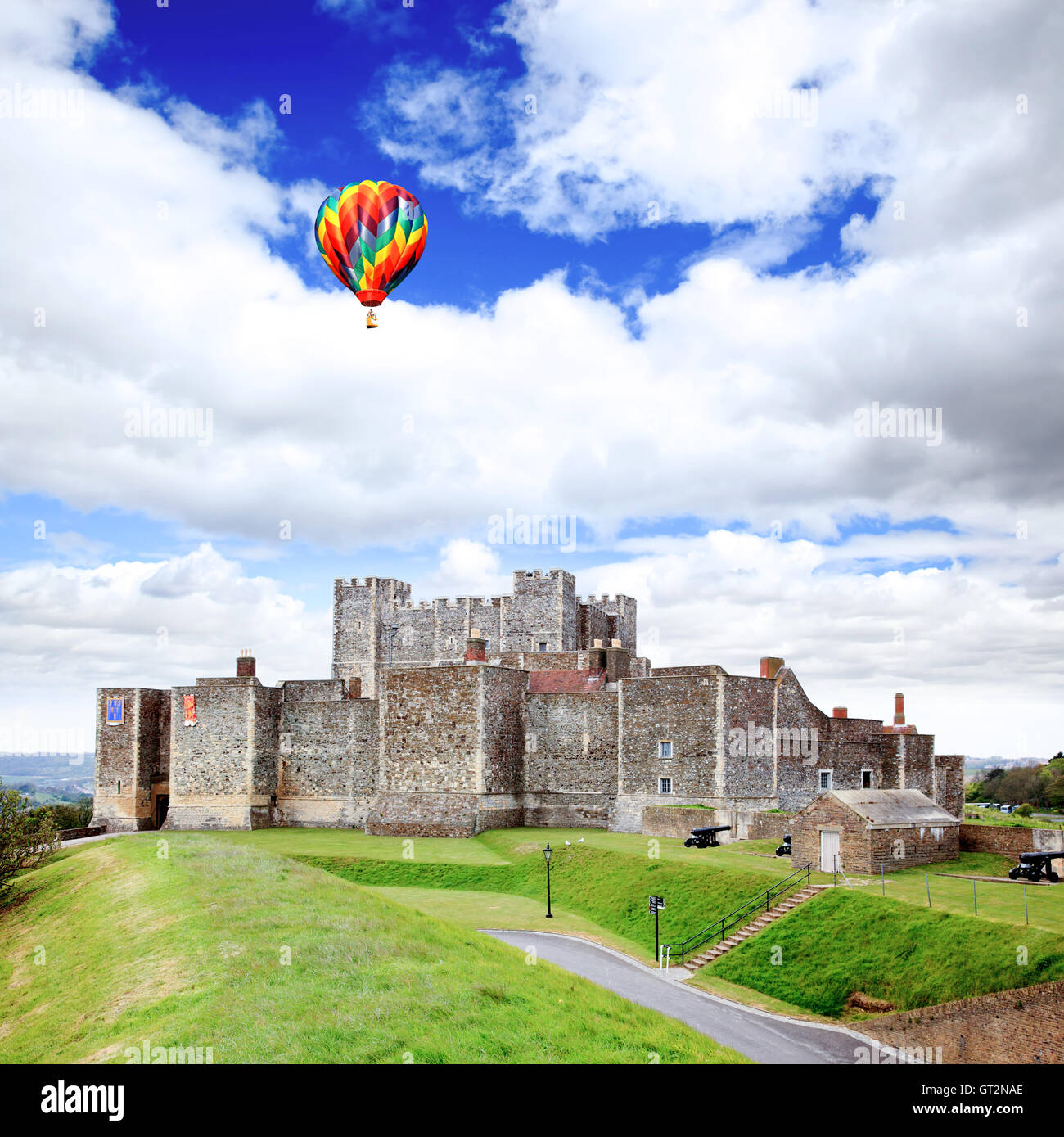 Dover castle aerial hi-res stock photography and images - Alamy