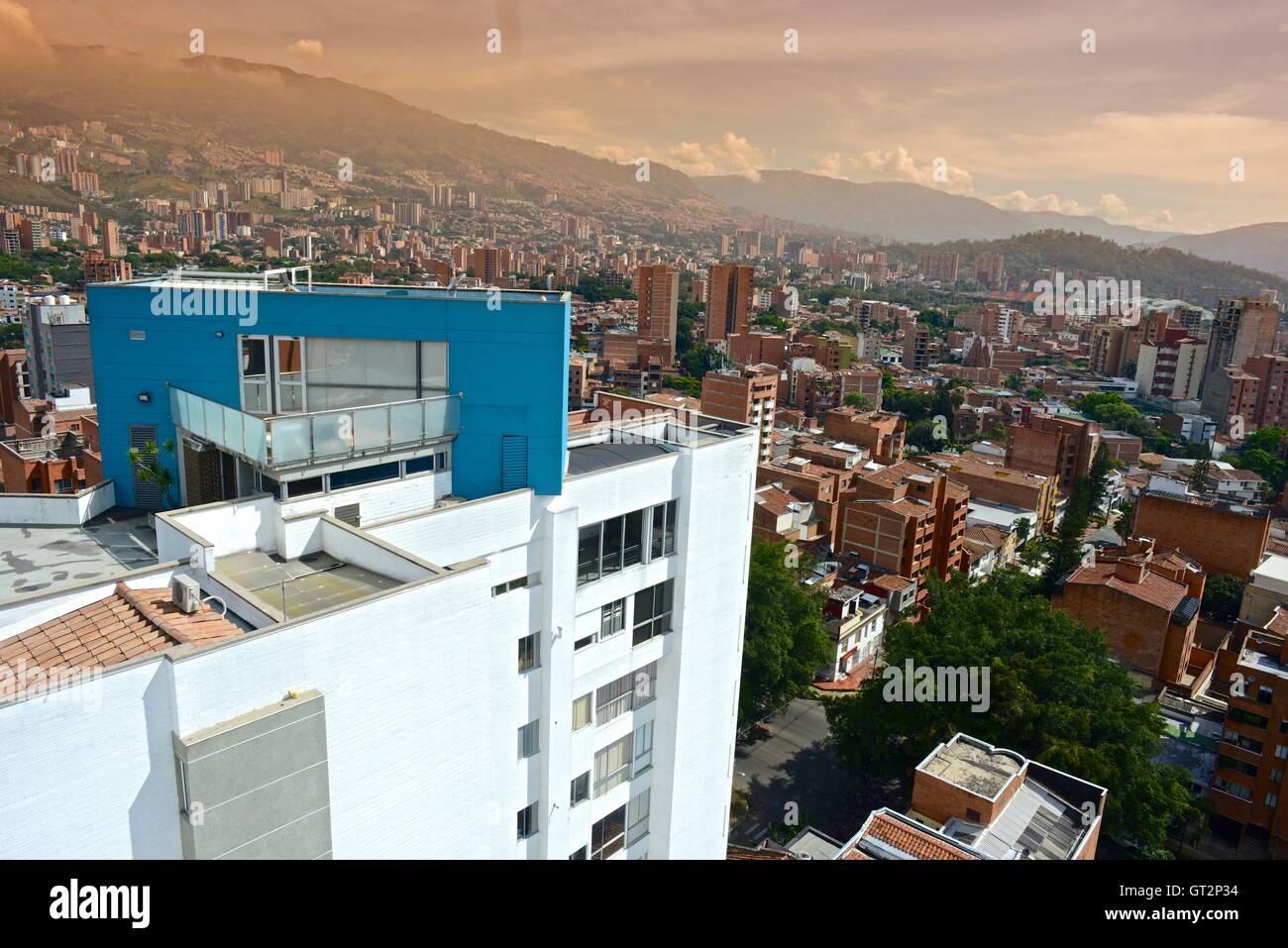 Cityscape of Medellin (Colombia Stock Photo - Alamy