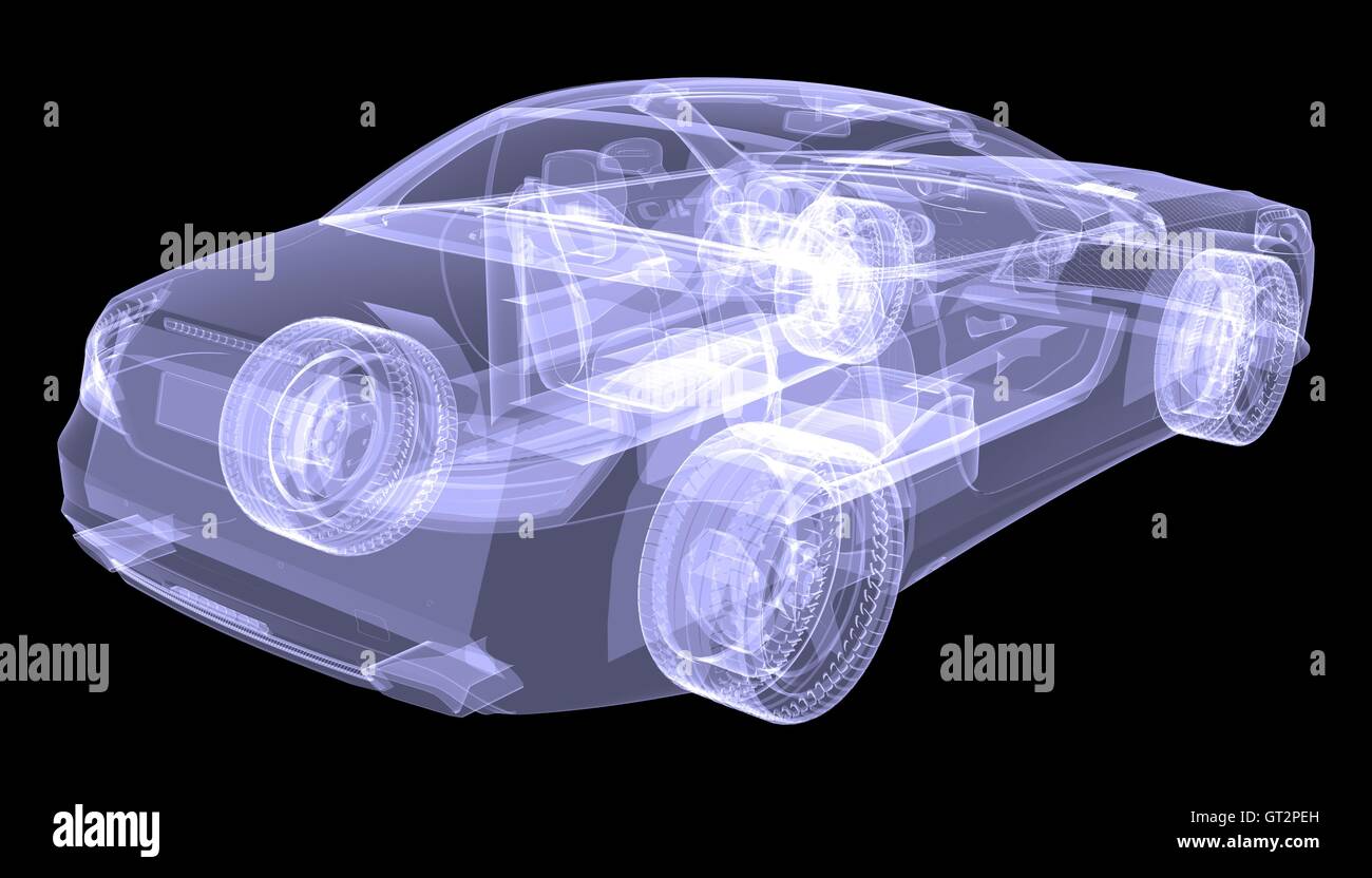 X-ray concept car Stock Photo - Alamy