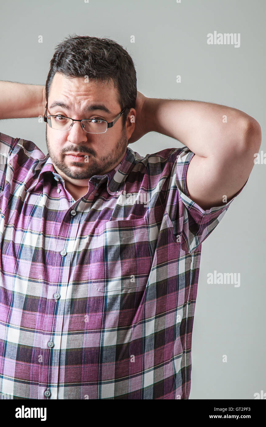Fat belly man not woman attractive hi-res stock photography and images ...