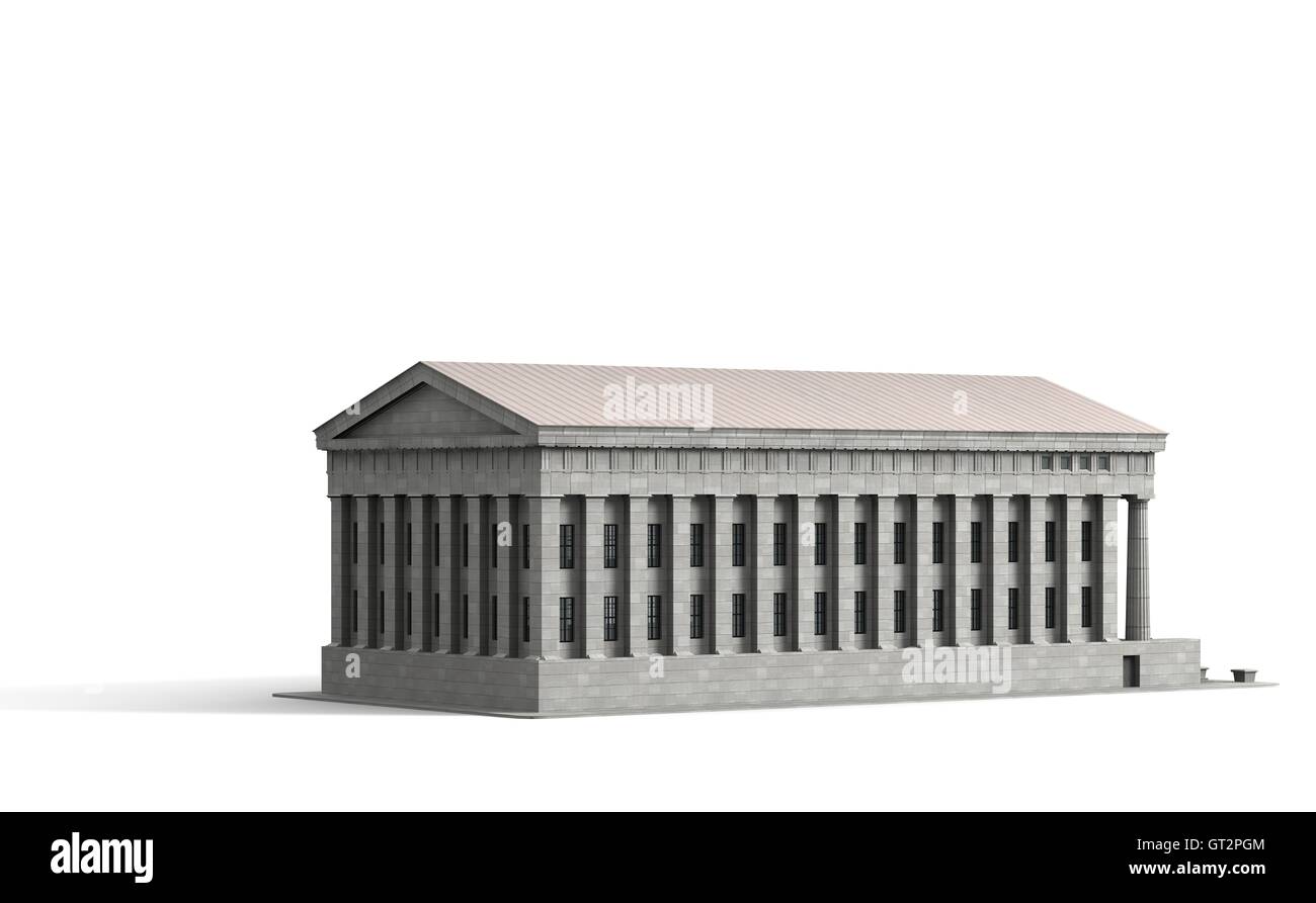 Federal city building Cut Out Stock Images & Pictures - Alamy