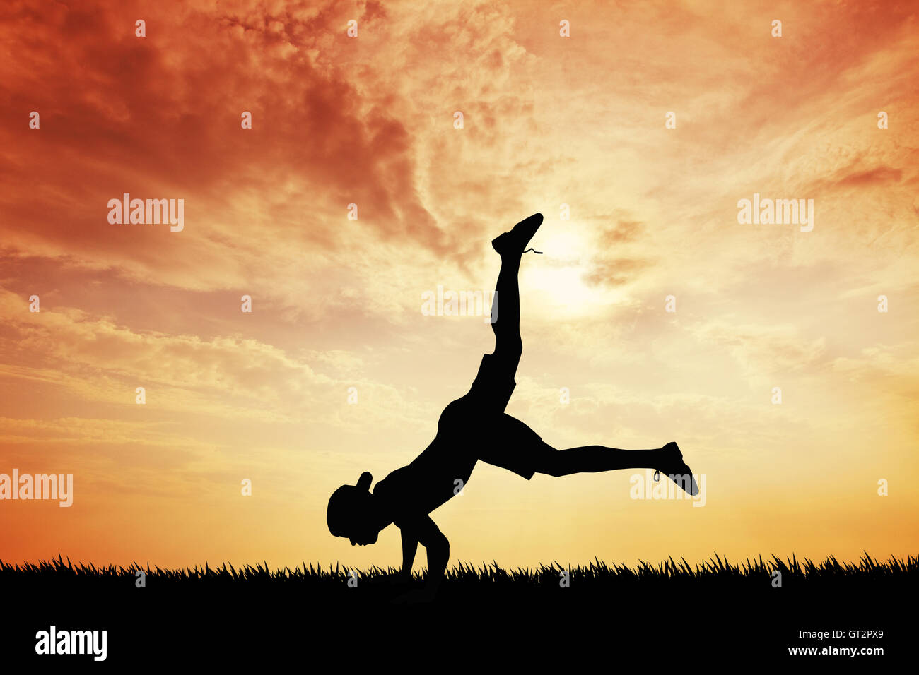 Breakdance sunset hi-res stock photography and images - Alamy