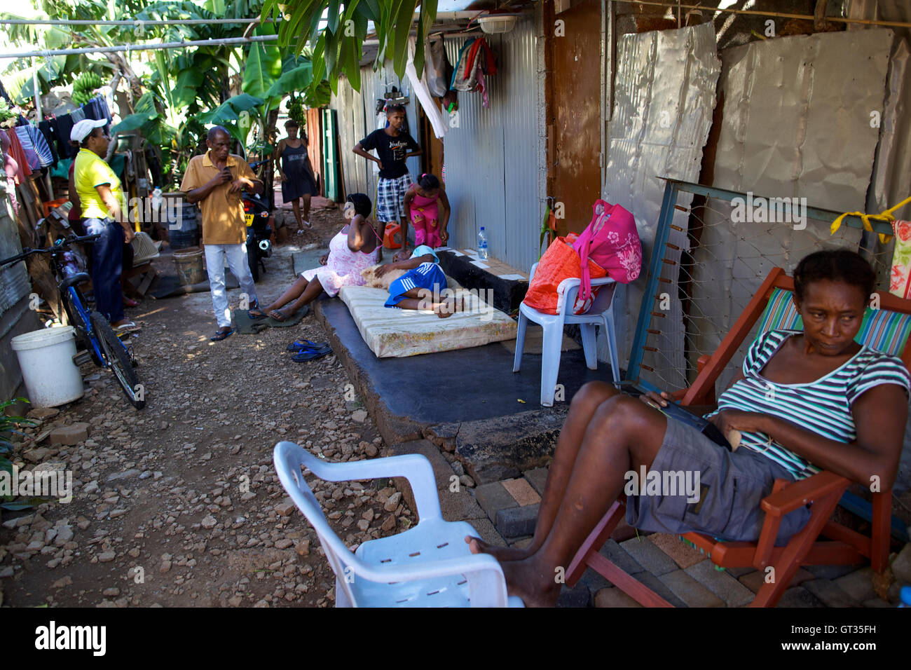 Chagos - 04/04/2012 - Mauritius - A very poor chagossian refugees ...