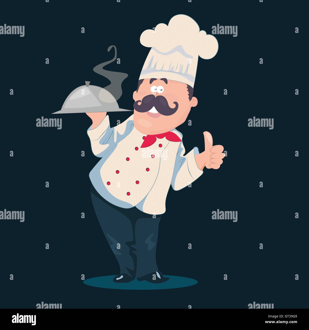Chef cartoon hi-res stock photography and images - Alamy