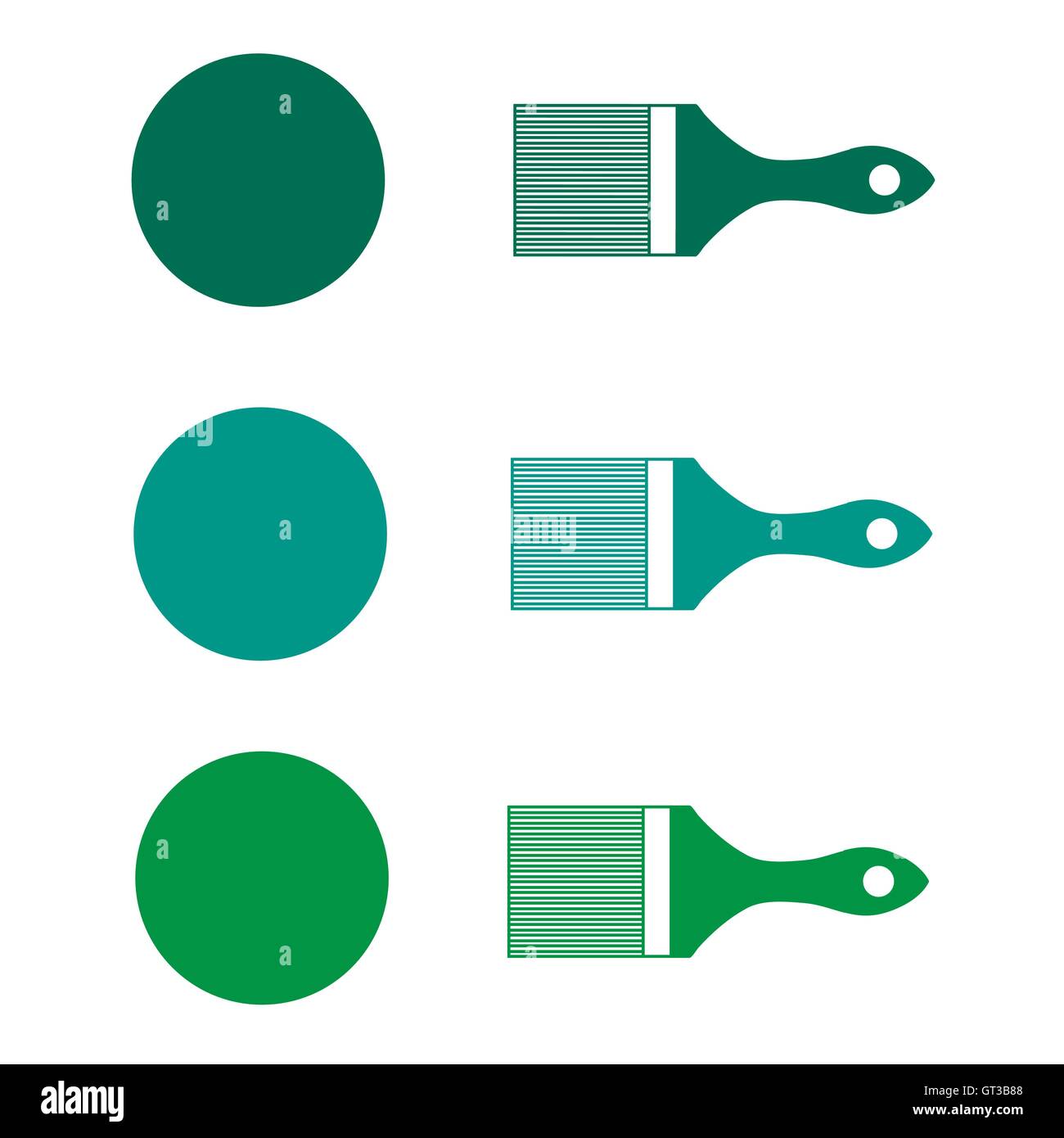 Picture with three spots Stock Vector Images - Alamy