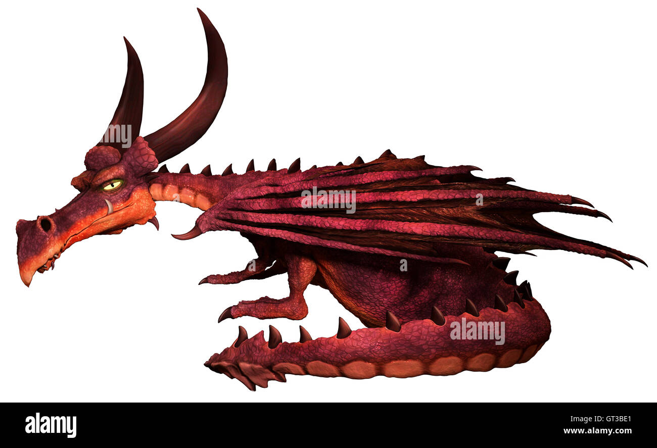 Dragon sitting Cut Out Stock Images & Pictures - Alamy