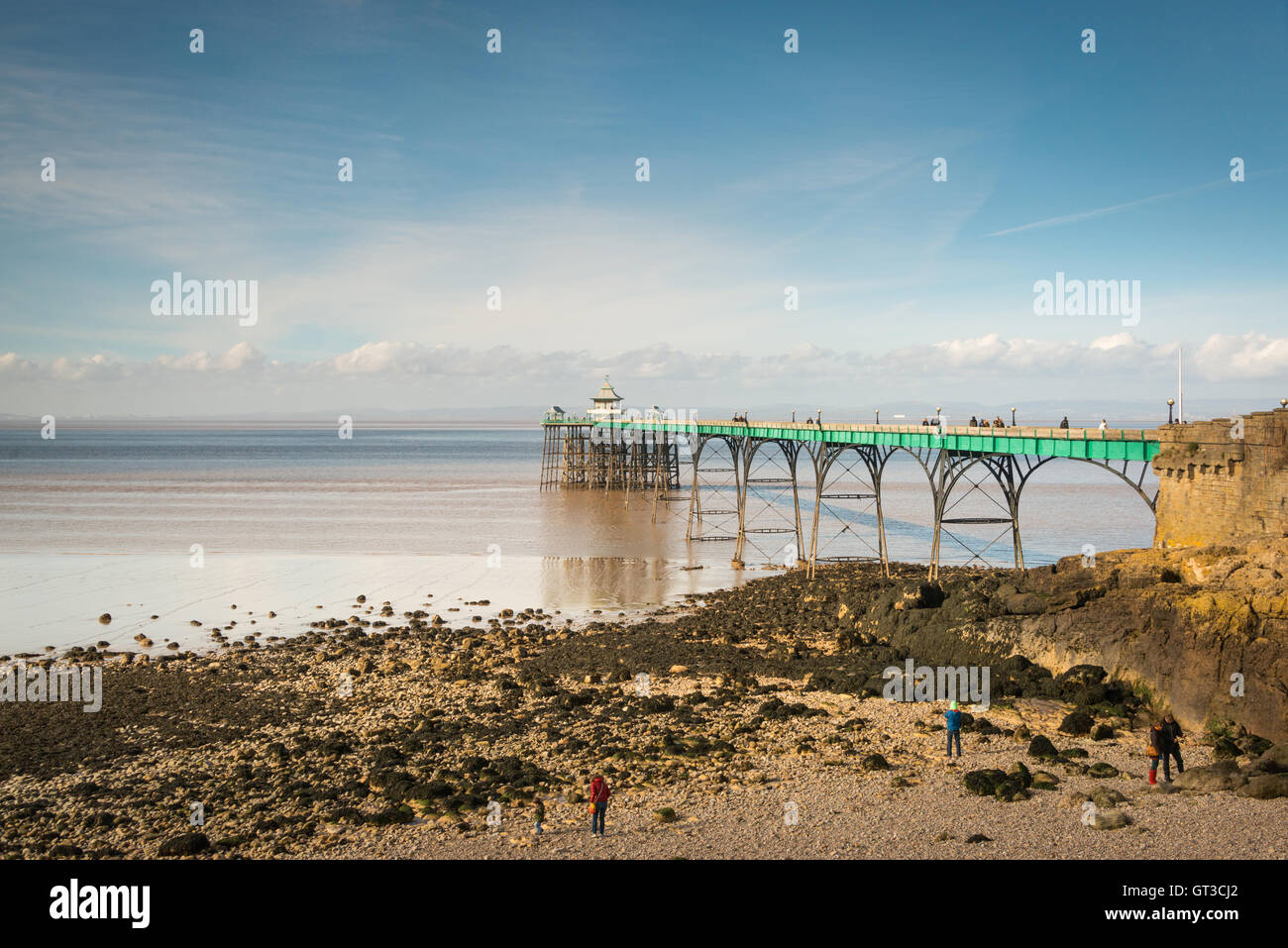 Clevedon pier, Clevedon, Somerset Stock Photo - Alamy