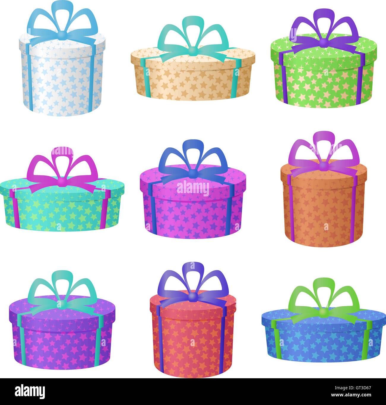 Orange wedding gift box Stock Vector Images - Alamy