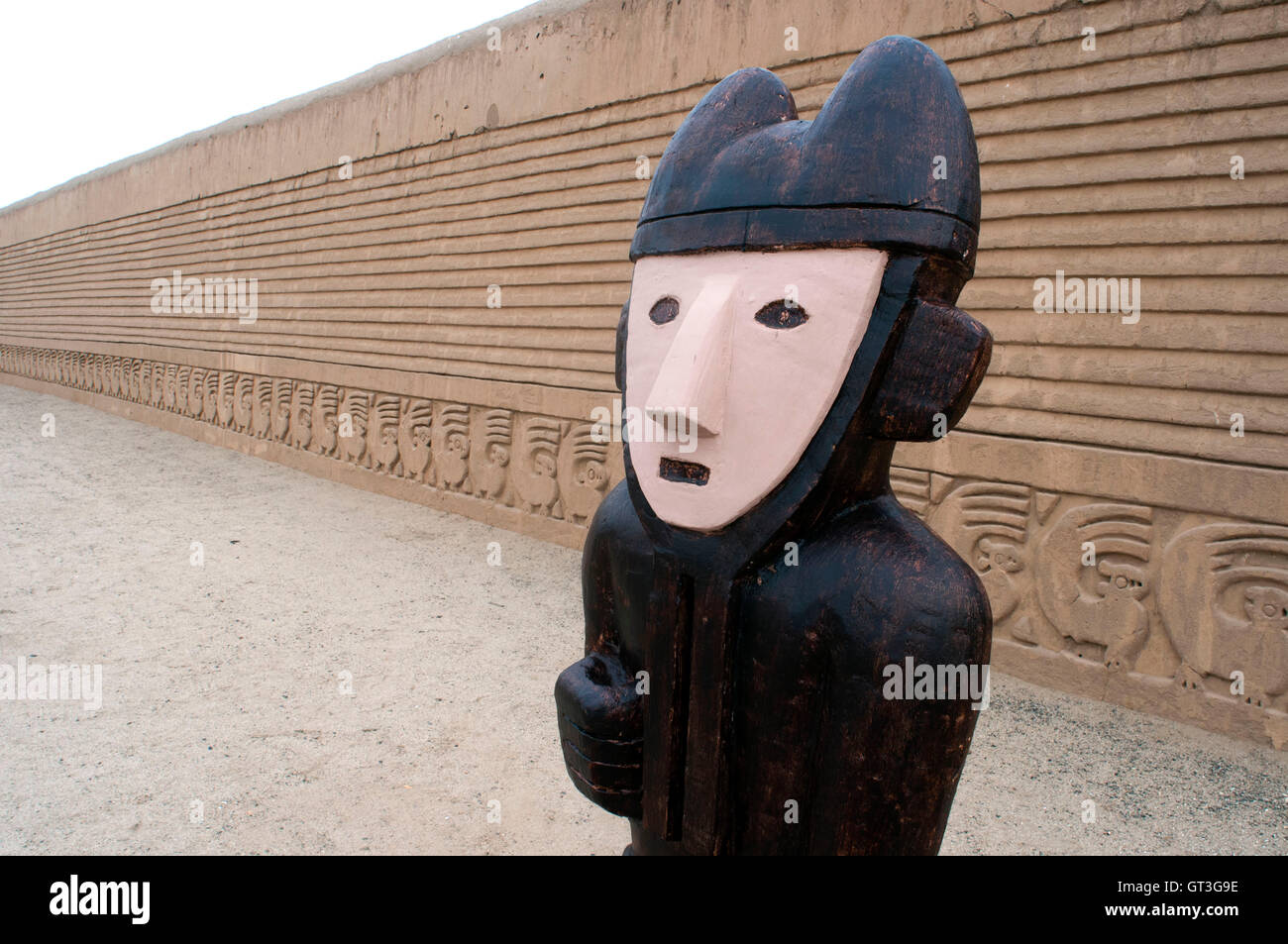Tschudi complex. Statue probably of guard. UNESCO World Heritage Site ...