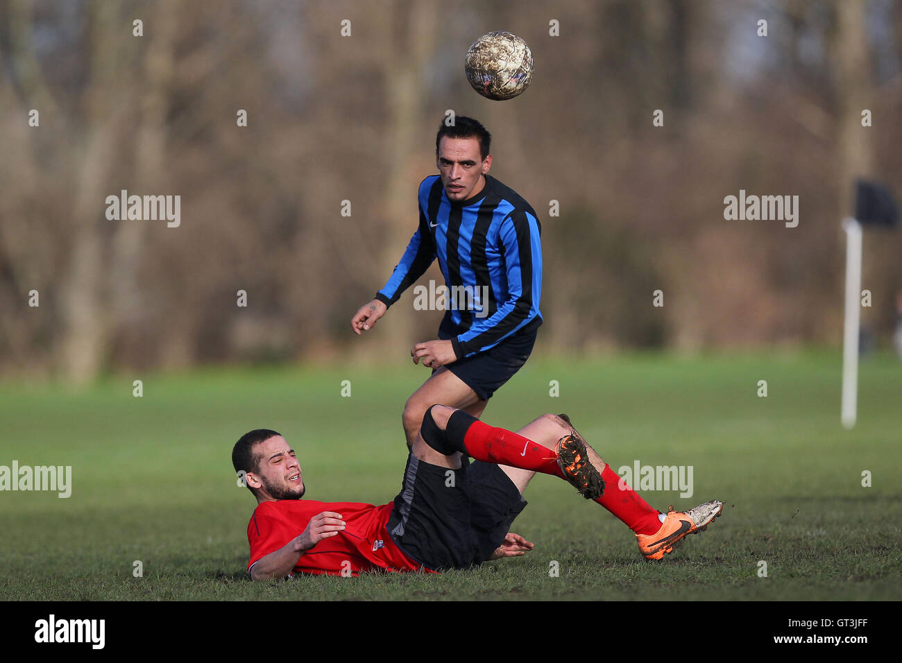 Angel & Crown (red) vs NLM FC - Hackney & Leyton Sunday League Jack ...